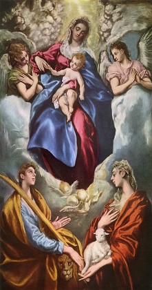 Virgin Mary Santa Ines Santa Tecla Editorial Stock Photo - Stock Image ...