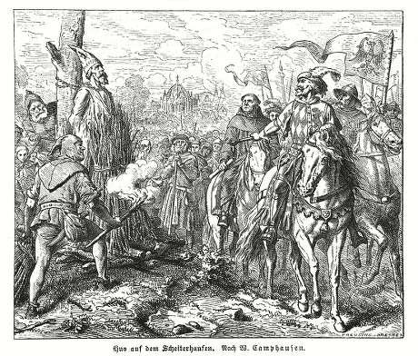 Jan Hus Czech Religious Leader Jan Editorial Stock Photo - Stock Image ...