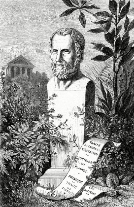 Theophrastus 374 287 Bc Greek Philosopher Editorial Stock Photo - Stock ...