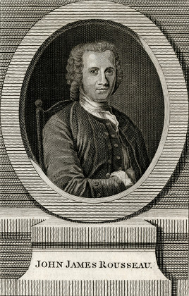 Jeanjacques Rousseau 17121778 French Philosopher Writer Editorial Stock ...