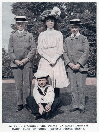Four Eldest Children George V Mary Editorial Stock Photo - Stock Image ...