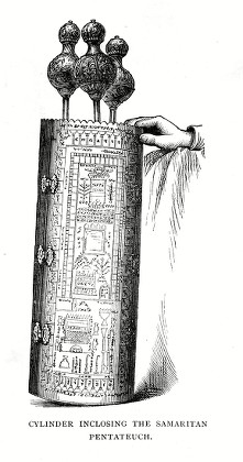 Ancient Palestinian Scroll Cylinder Enclosing Samaritan Editorial Stock ...