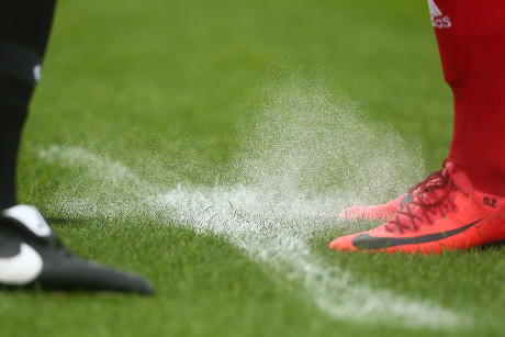 Referees Vanishing Spray Creates Line Free Editorial Stock Photo ...
