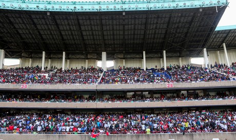 Kenyan Fans Cheer Their Team After Editorial Stock Photo - Stock Image ...
