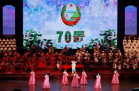 North Korean Singers Musicians Perform During Editorial Stock Photo ...