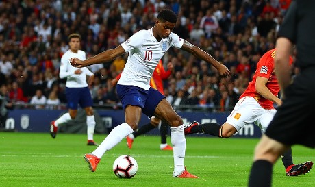 Marcus Rashford England Scores Goal Make Editorial Stock Photo - Stock ...
