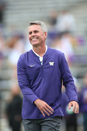 Washington Huskies Head Coach Chris Petersen Editorial Stock Photo ...