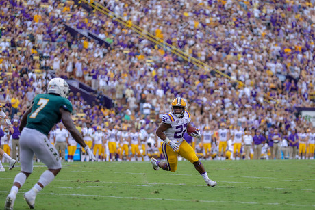 Lsu Tigers Running Back Clyde Edwardshelaire Editorial Stock Photo ...