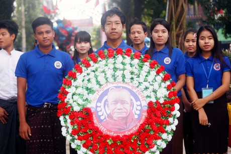 __COUNT__ Late Rakhine Buddhist monk U Ottama's memorial day ceremony ...