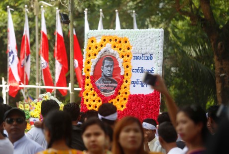__COUNT__ Late Rakhine Buddhist monk U Ottama's memorial day ceremony ...