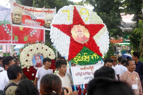 __COUNT__ Late Rakhine Buddhist monk U Ottama's memorial day ceremony ...