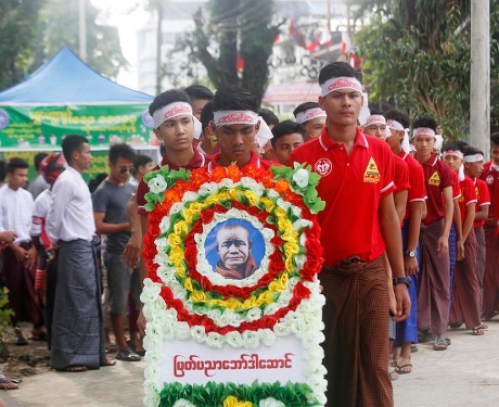 Rakhine People Attend Rally Marking 79th Editorial Stock Photo - Stock ...