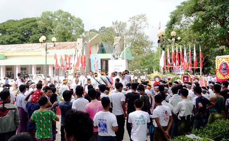 Rakhine People Attend Rally Marking 79th Editorial Stock Photo - Stock ...