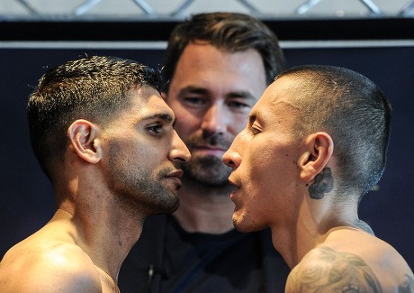__COUNT__ Amir Khan v Samuel Vargas, Boxing match weigh in, Birmingham ...