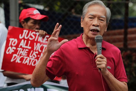 Activist Shouts Slogans During Protest Libingan Editorial Stock Photo ...