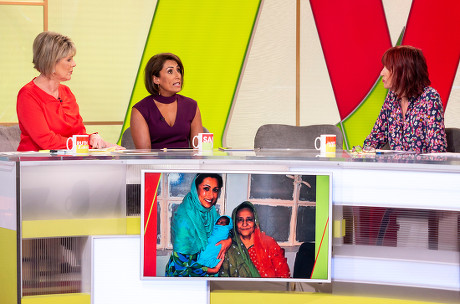 Ruth Langsford Saira Khan Janet Streetporter Editorial Stock Photo ...