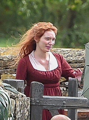 'Poldark' on set filming, Wiltshire, UK - 11 Sep 2018 Stock Pictures ...