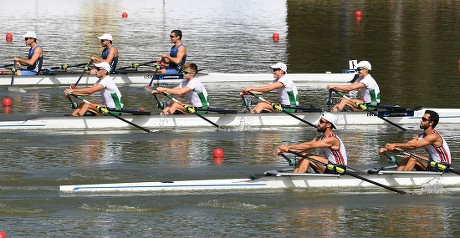 Mens Lightweight Quadruple Sculls Repechage 1 Editorial Stock Photo ...