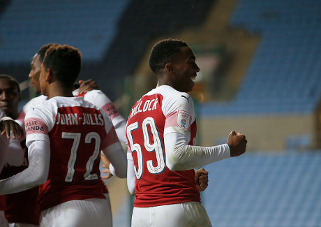 Arsenal Under 21s Eddie Nketiah Celebrates Editorial Stock Photo ...
