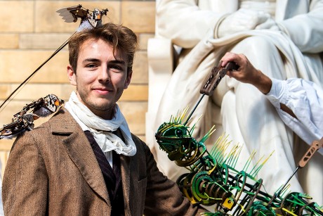 Bradley Foster Dressed Charles Darwin Poses Editorial Stock Photo ...