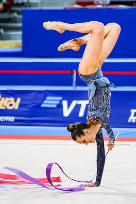 Kristina Semanova Slovakia During Rhythmic Gymnastics Editorial Stock ...