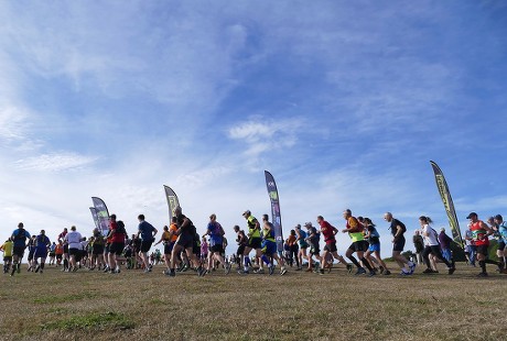 Runners Participate 26 Miles Purbeck Marathon Editorial Stock Photo ...