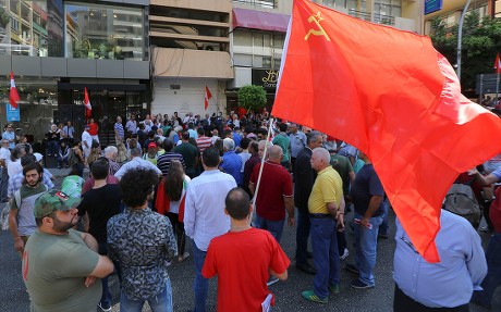 Lebanese Communist Party Secretary General Hanna Editorial Stock Photo ...