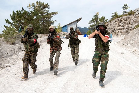 Airsoft Players Action During Seven Hour Editorial Stock Photo - Stock ...