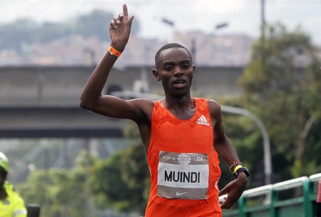 Kenian Daniel Muindi Muteti Celebrates Upon Editorial Stock Photo ...