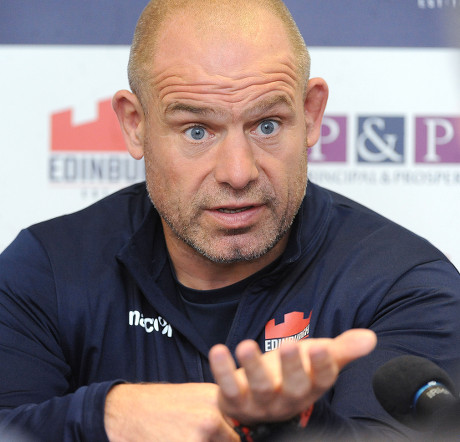 Richard Cockerill Edinburgh Rugby Head Coach Editorial Stock Photo ...