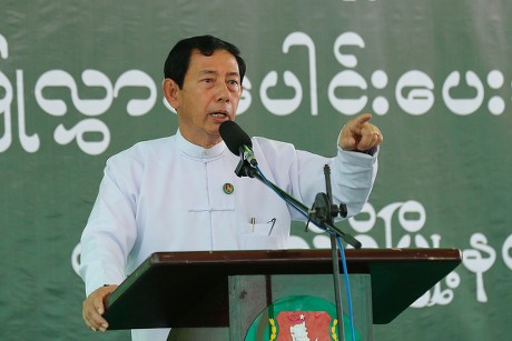 Than Htay Chairman Union Solidarity Development Editorial Stock Photo ...