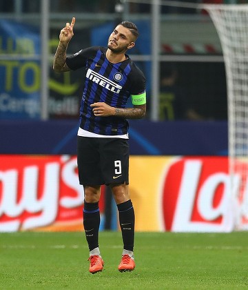 Mauro Icardi Inter Milan Celebrates Scoring Editorial Stock Photo ...