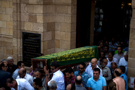 Mourners Carry Coffin Egyptianfrench Actor Gamil Editorial Stock Photo ...