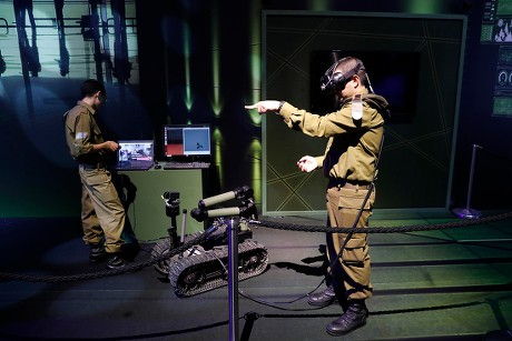 Israeli Soldier Mans Military Robot During Editorial Stock Photo ...