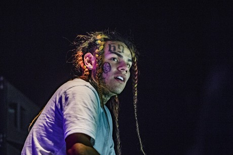 Tekashi 6ix9ine in concert, Stockholm, Sweden - 19 Sep 2018 Stock ...