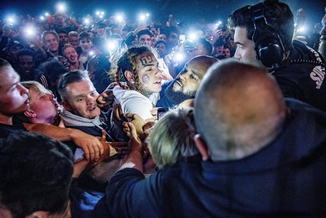 Tekashi 6ix9ine in concert, Stockholm, Sweden - 19 Sep 2018 Stock ...