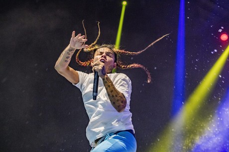 Tekashi 6ix9ine in concert, Stockholm, Sweden - 19 Sep 2018 Stock ...