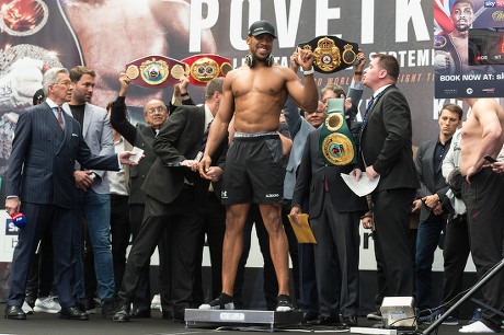 British Heavyweight Professional Boxer Anthony Joshua Editorial Stock ...