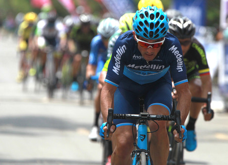 Spanish Cyclist Oscar Sevilla Team Medellin Editorial Stock Photo ...