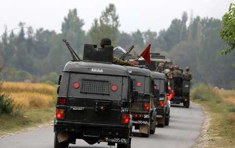 Indian Army Soldier Holds Red Flag Editorial Stock Photo - Stock Image ...