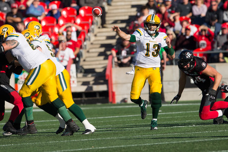 Edmonton Eskimos Quarterback Mike Reilly 13 Editorial Stock Photo ...