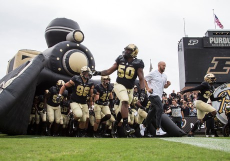 Purdue Players Enter Field Prior Ncaa Editorial Stock Photo - Stock ...