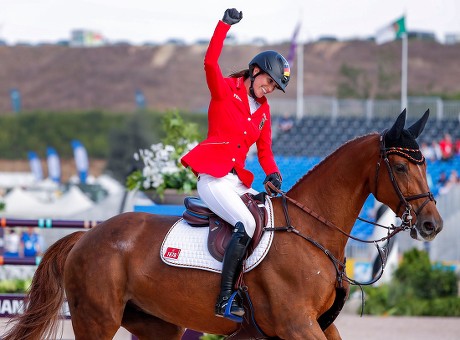 Simone Blum Germany Reacts After Competing Editorial Stock Photo ...