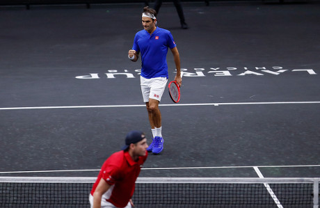 Team Europes Roger Federer Reacts After Editorial Stock Photo - Stock ...