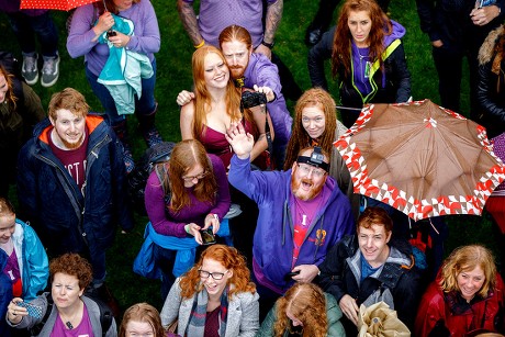 People Red Hair Pose Photograph They Editorial Stock Photo - Stock ...