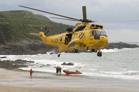 Raf Sea King Helicopter Taking Part Editorial Stock Photo - Stock Image ...