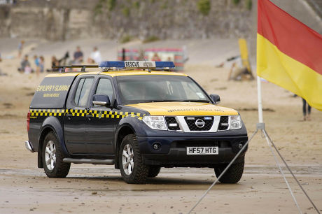 Hm Coastguard 4x4 Makes Way Across Editorial Stock Photo - Stock Image ...