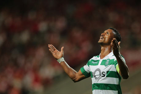 Sporting Cps Nani Reacts During Their Editorial Stock Photo - Stock ...