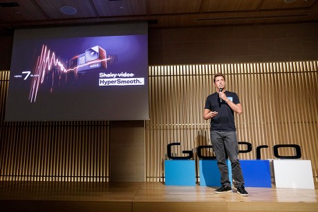 Gopro Ceo Nick Woodman Speaks During Editorial Stock Photo - Stock ...