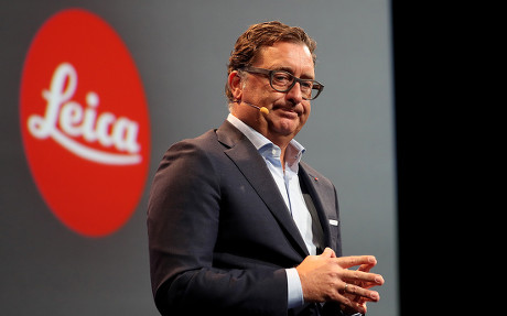 Leica Ceo Matthias Harsch Speaks Media Editorial Stock Photo - Stock ...